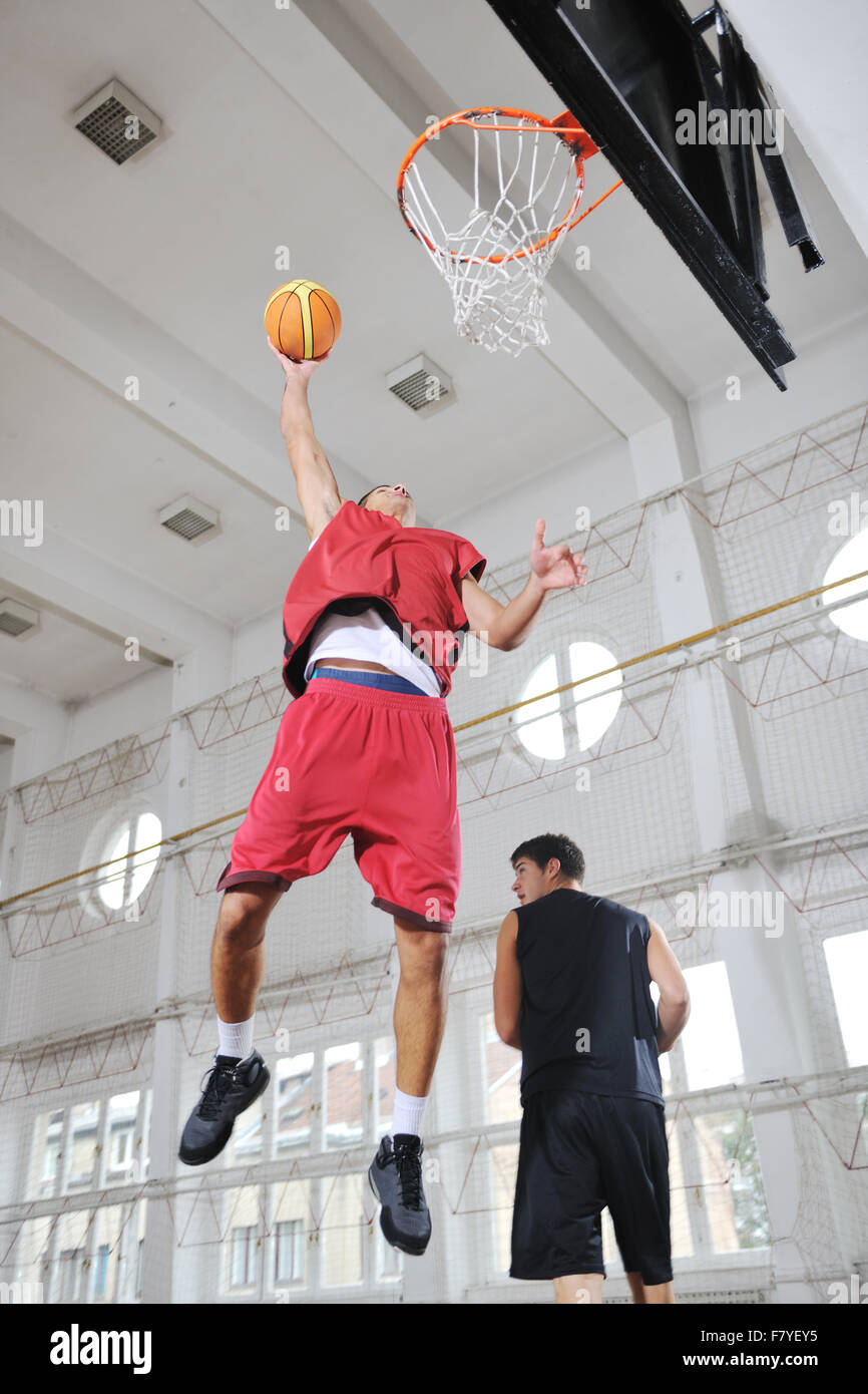 young and healthy people man have recreation and training exercise ...