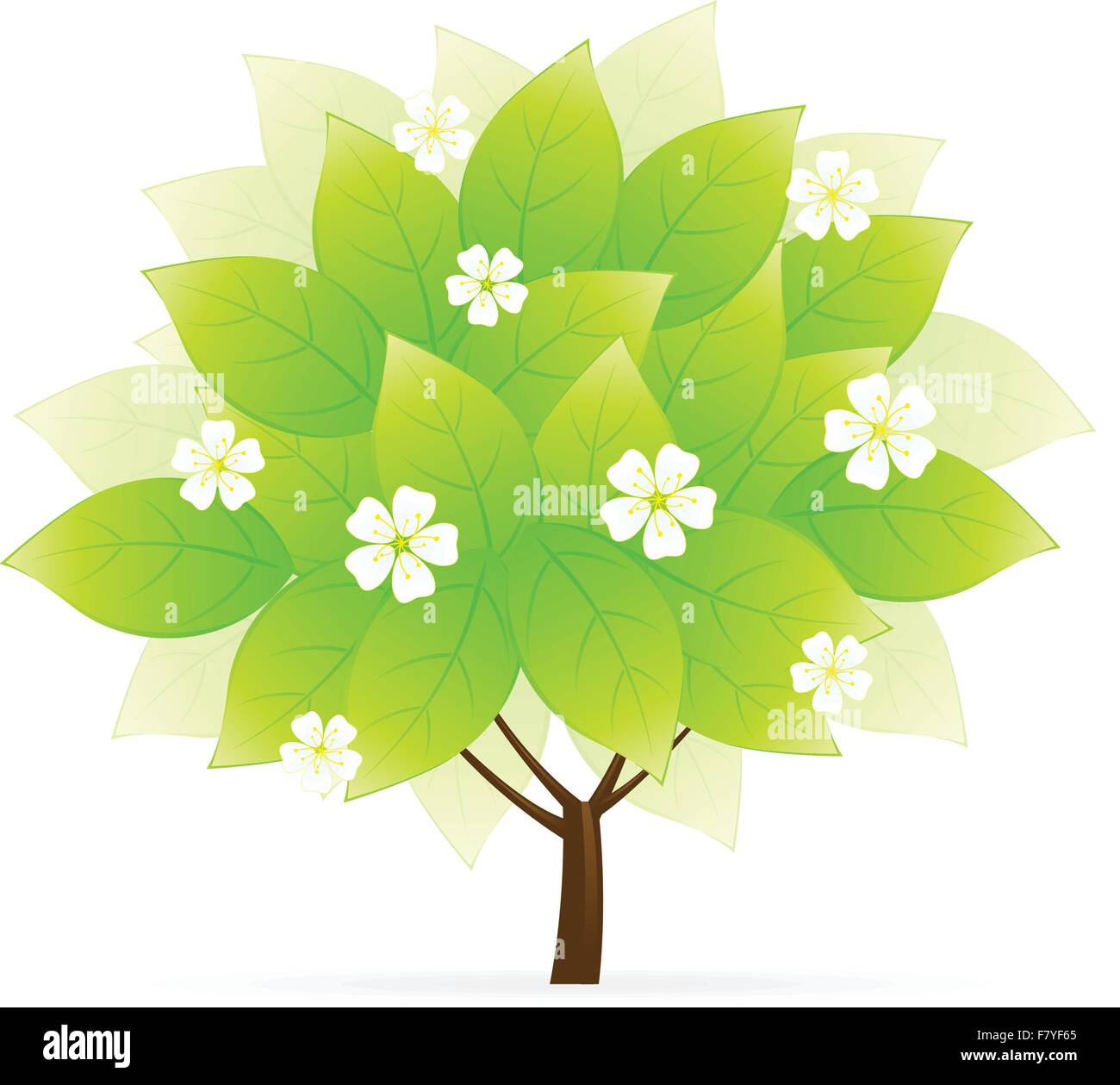 Green Tree Icon Stock Vector Image & Art - Alamy