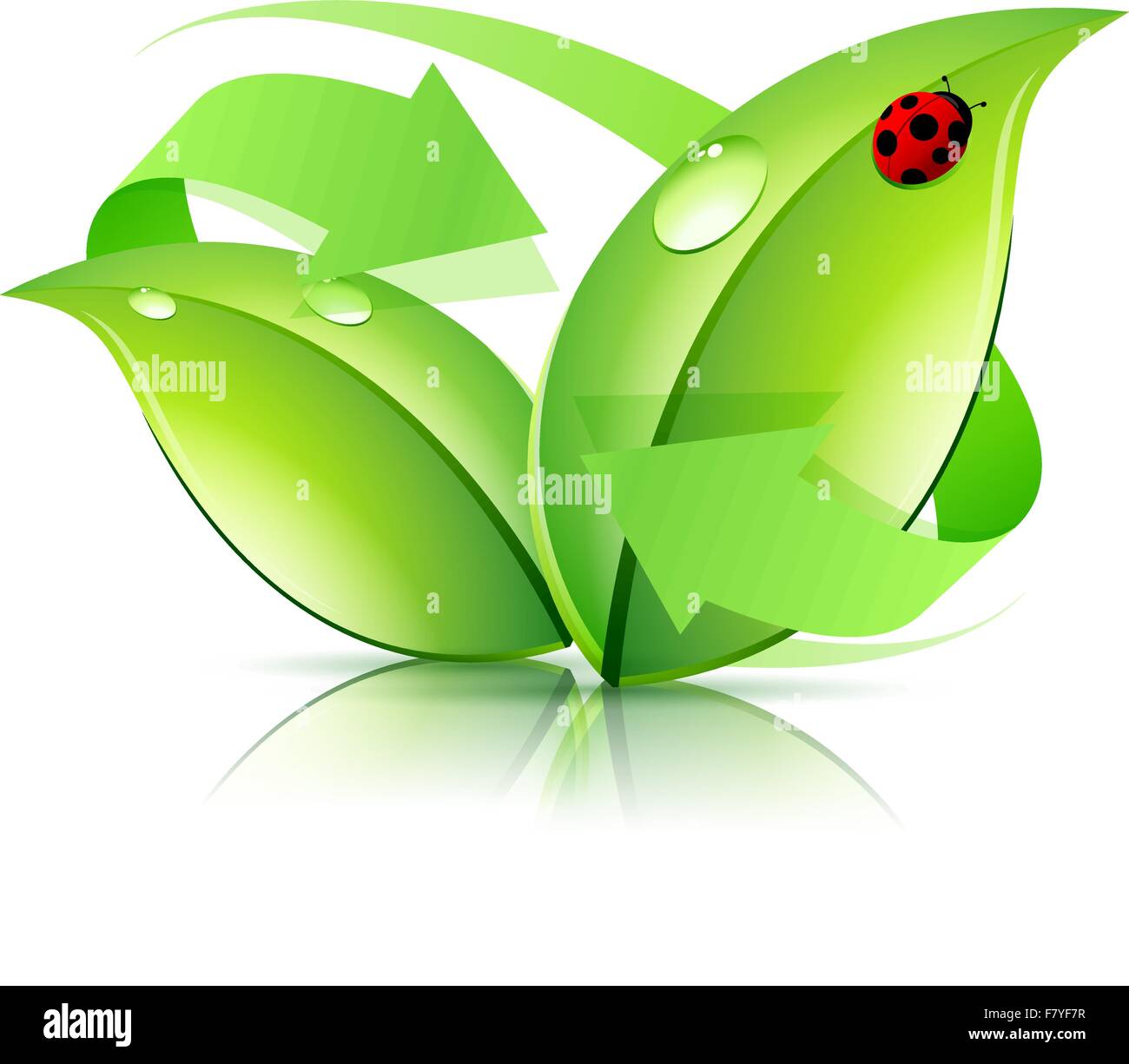 Logo Nature Recycle Stock Vector Image & Art - Alamy