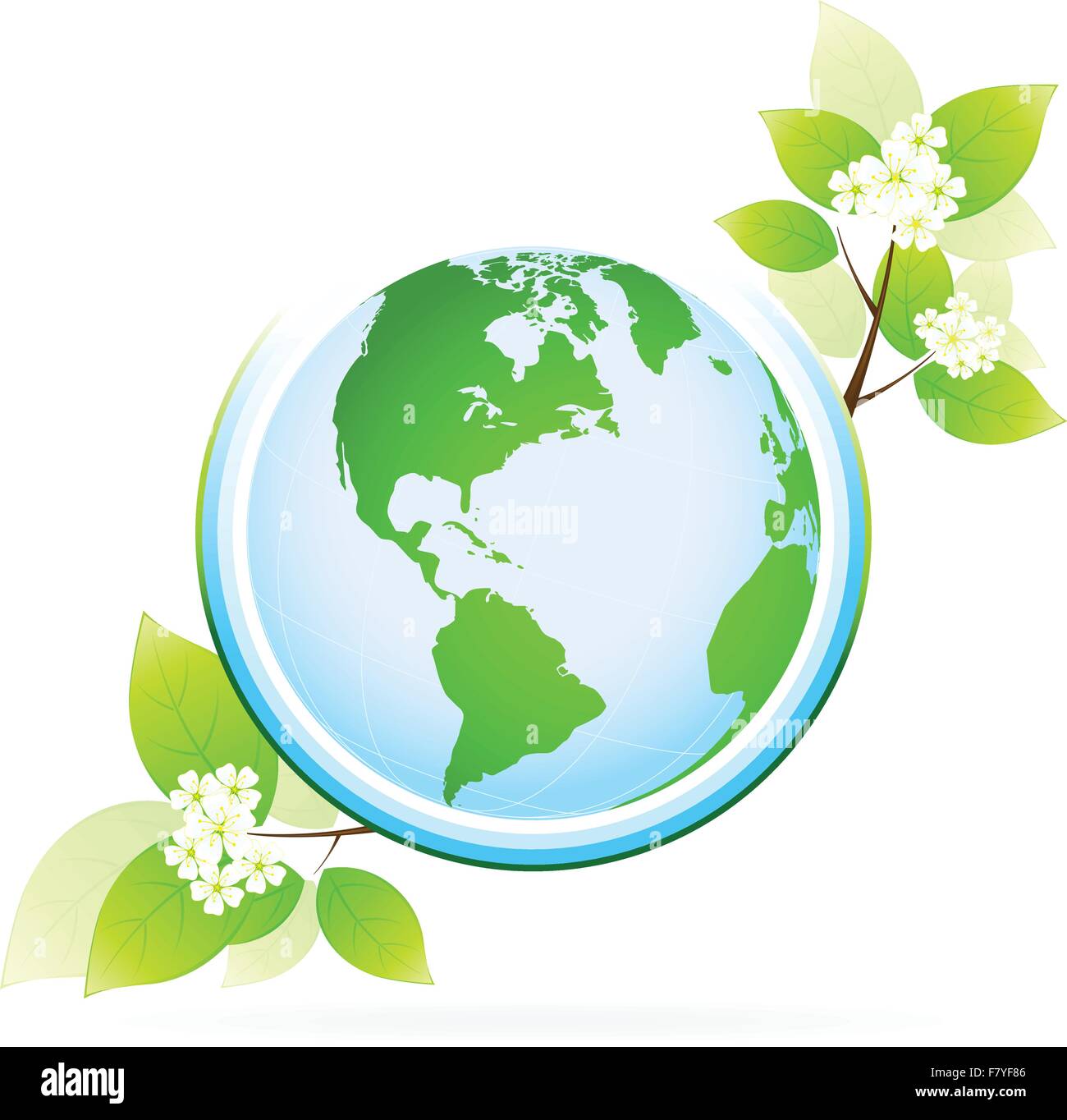 Green planet icon Stock Vector Image & Art - Alamy