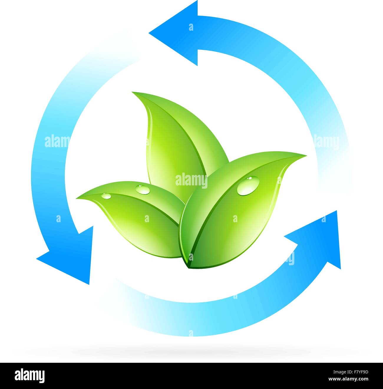 Logo Nature Recycle Stock Vector Image & Art - Alamy