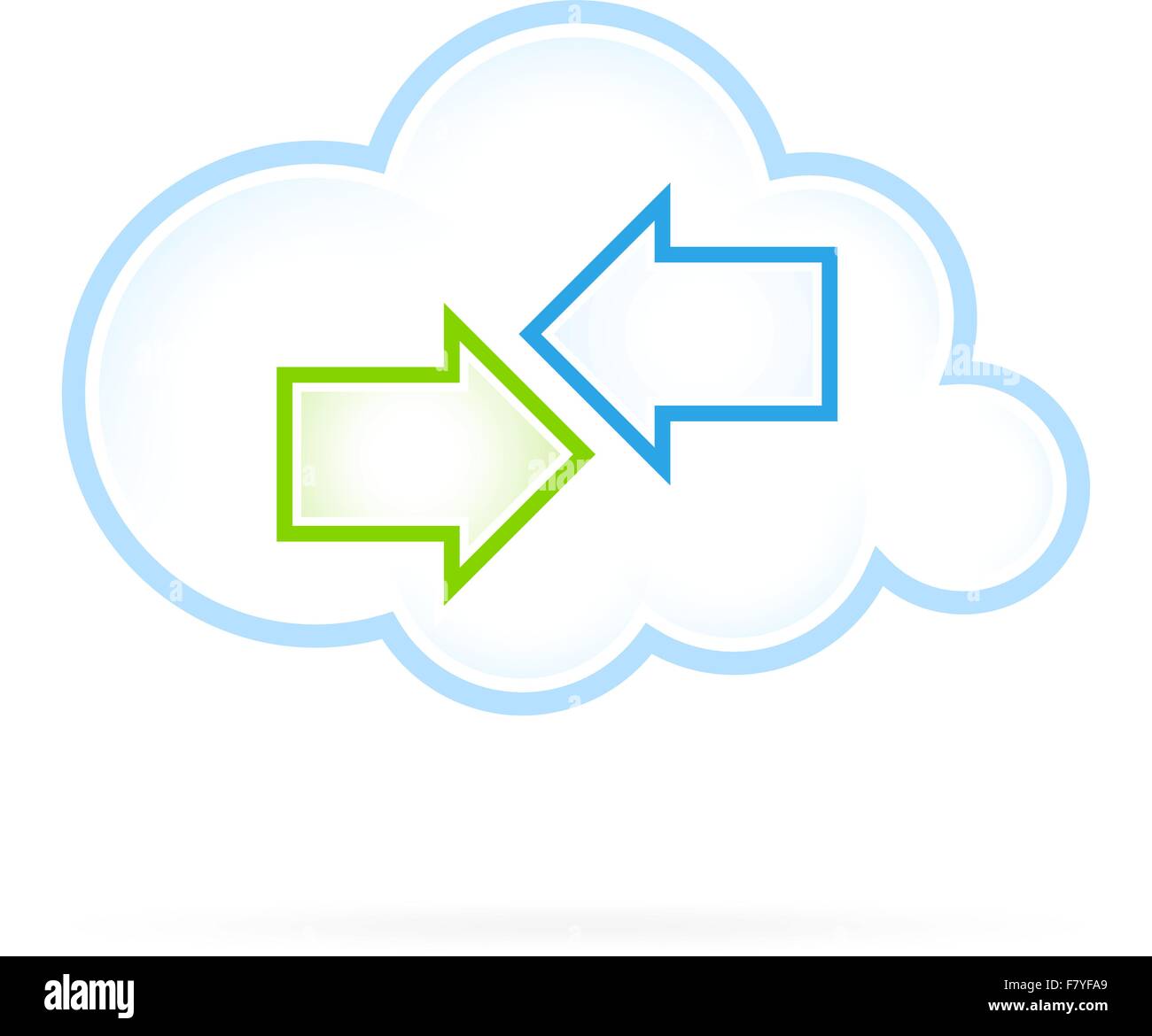 Cloud Computing Icon Communication Stock Vector Image & Art - Alamy
