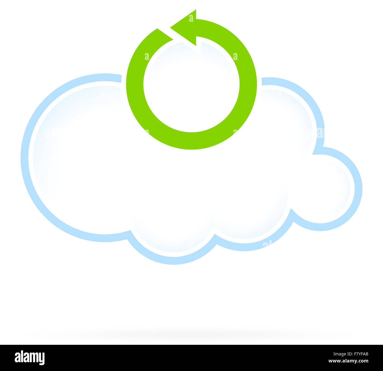 Cloud Computing Icon Reload Stock Vector Image & Art - Alamy