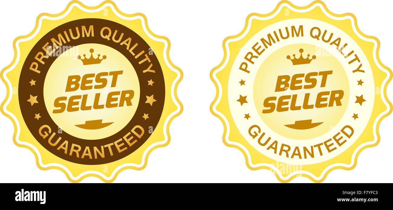 Best Seller Label Stock Vector Image & Art - Alamy