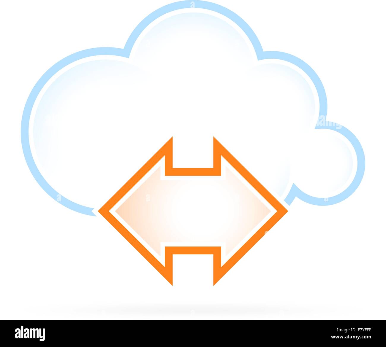 Cloud Computing Icon Communication Stock Vector Image & Art - Alamy