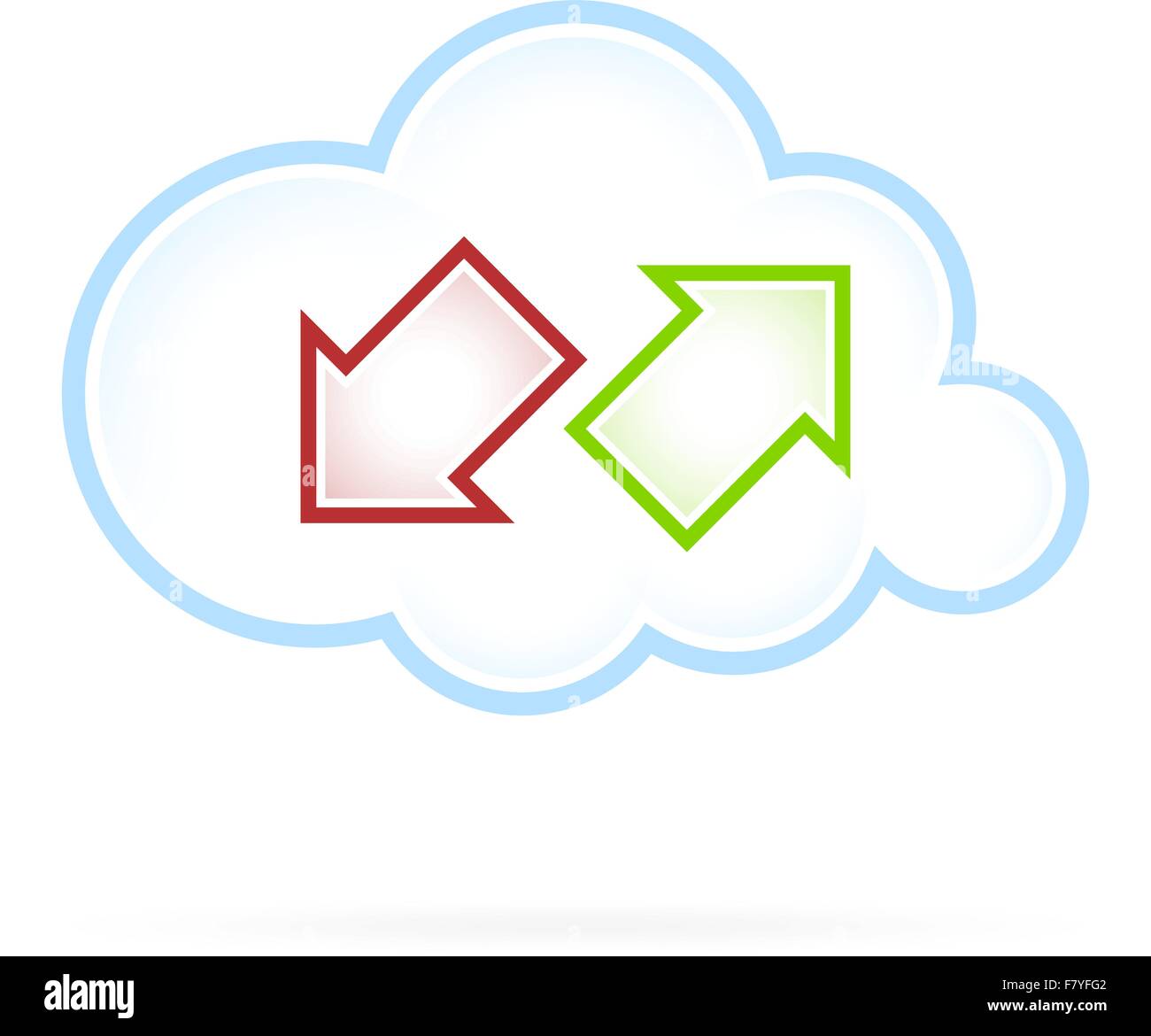 Cloud Computing Icon Communication Stock Vector Image & Art - Alamy