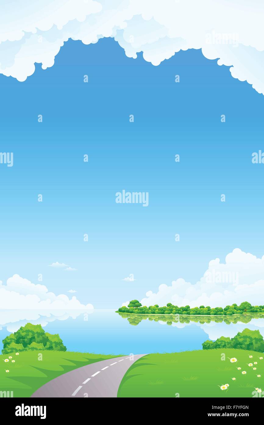 Smooth landscape Stock Vector Images - Alamy