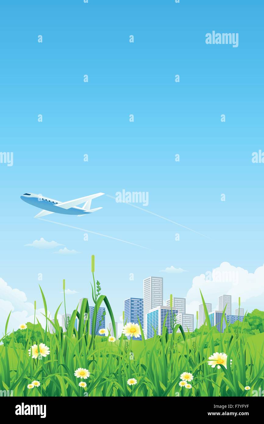 View green tree building Stock Vector Images - Alamy