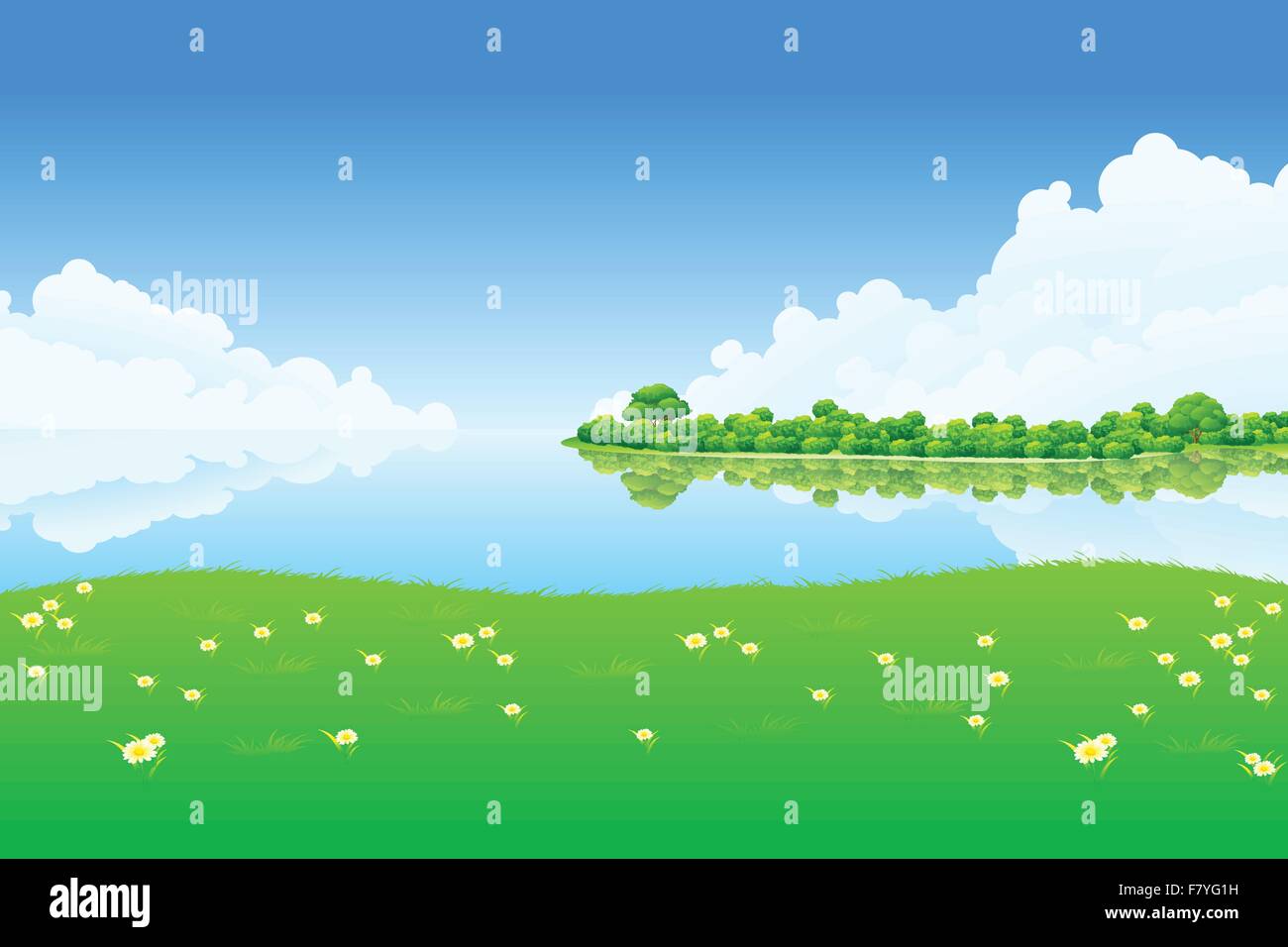 Smooth landscape Stock Vector Images - Alamy