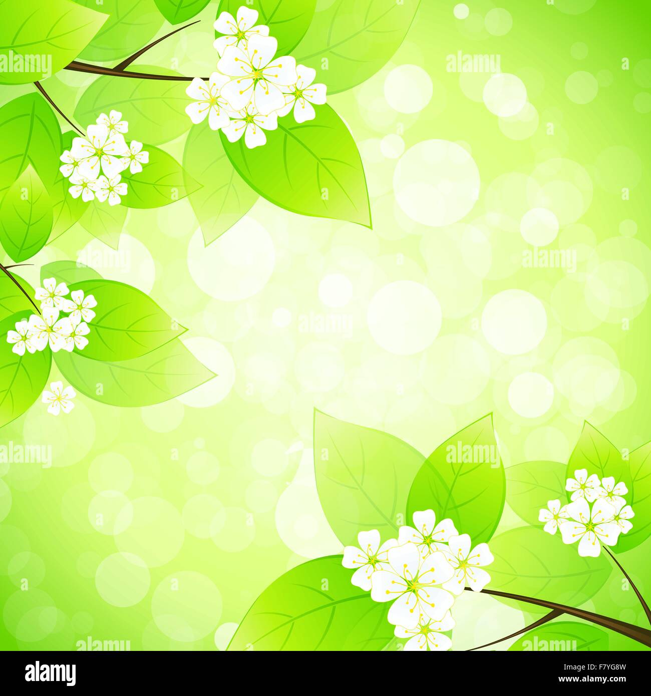Flower greenery beauty Stock Vector Images - Alamy