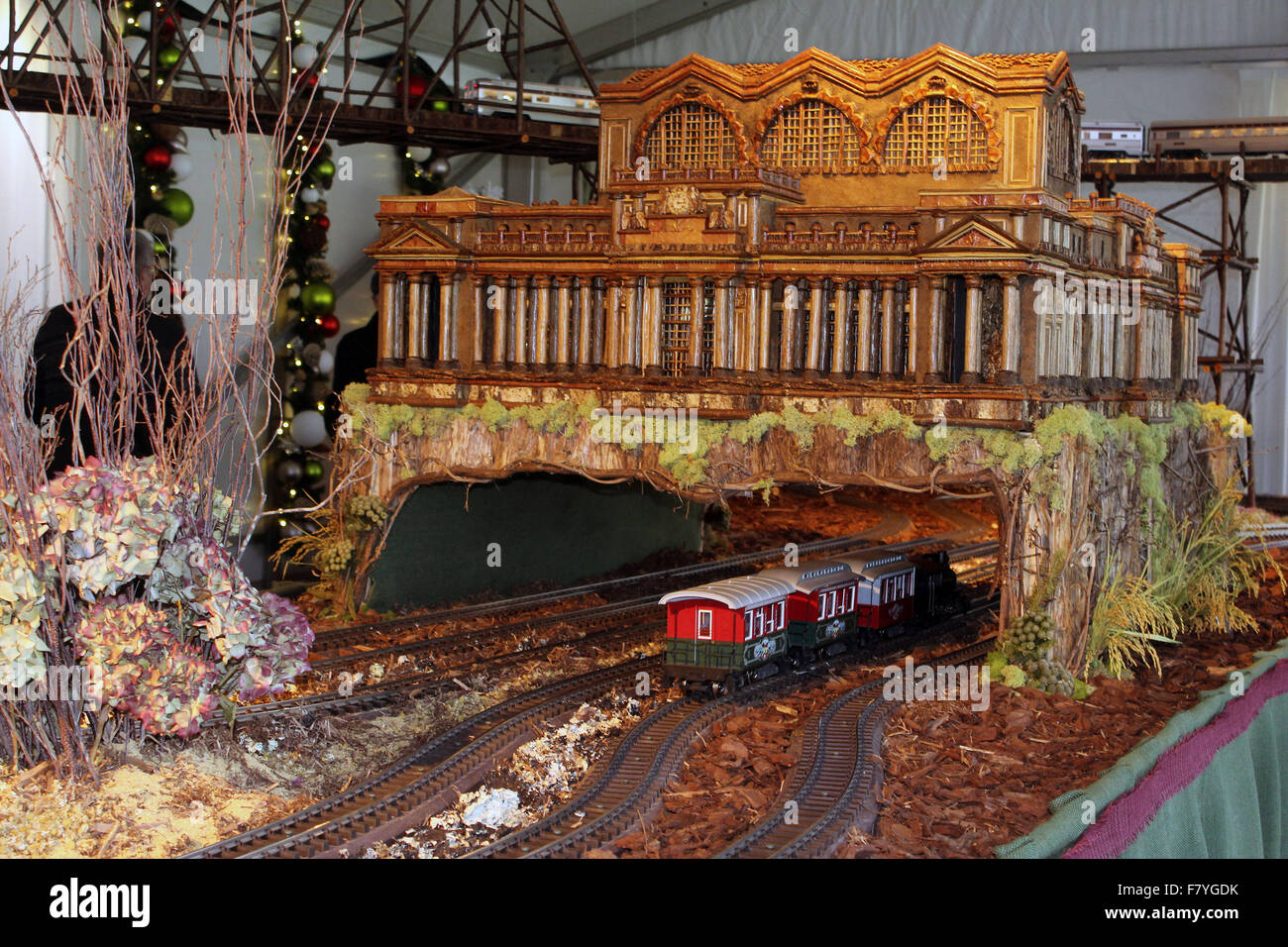 New York Botanical Garden's Holiday Train Show Stock Photo - Alamy