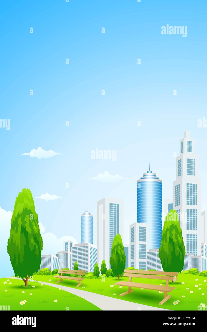 City park tree Stock Vector Images - Alamy