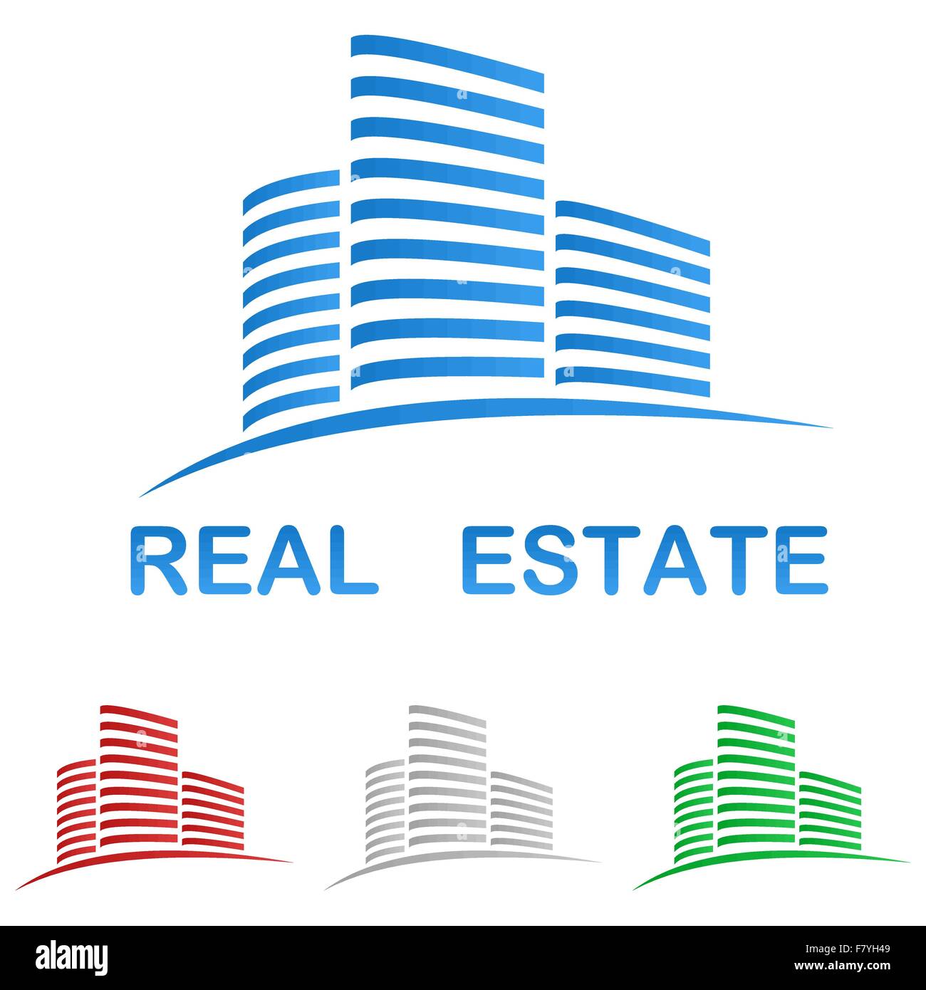 Real estate vector logo design template Stock Vector Image & Art - Alamy