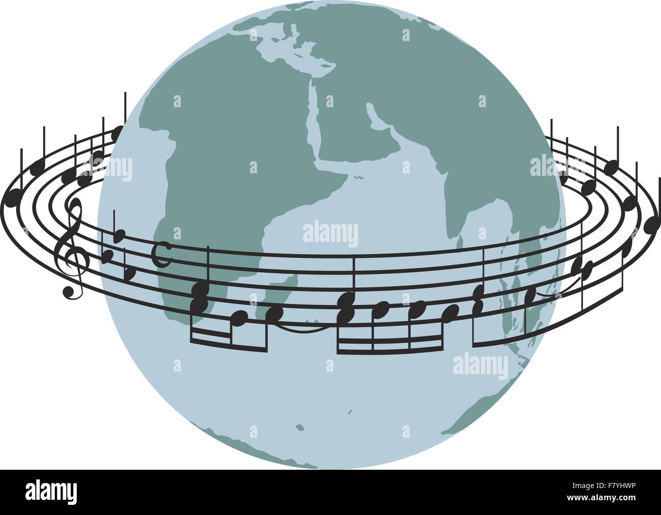 Song art Stock Vector Images - Alamy