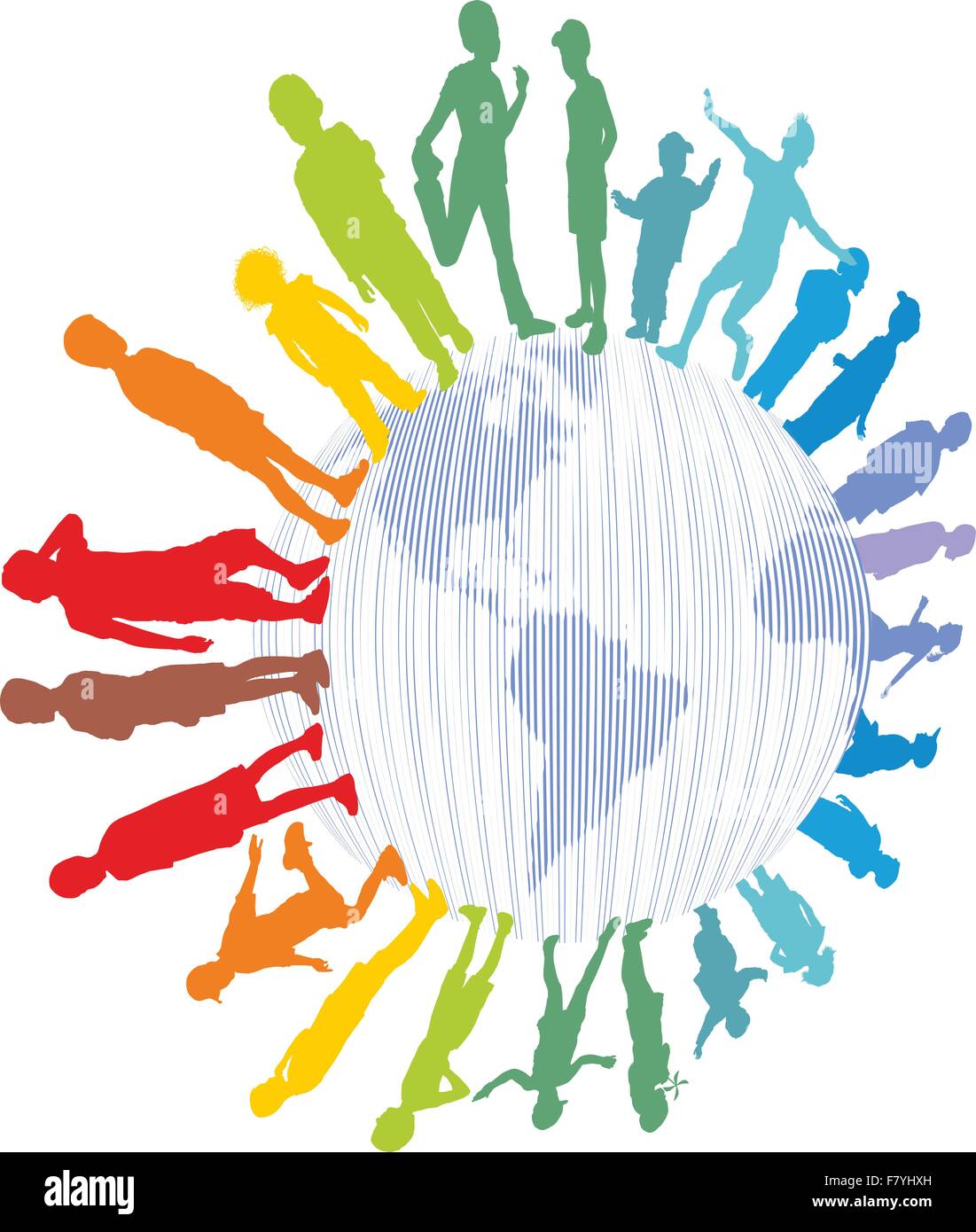 Children girl boys Stock Vector Images - Alamy