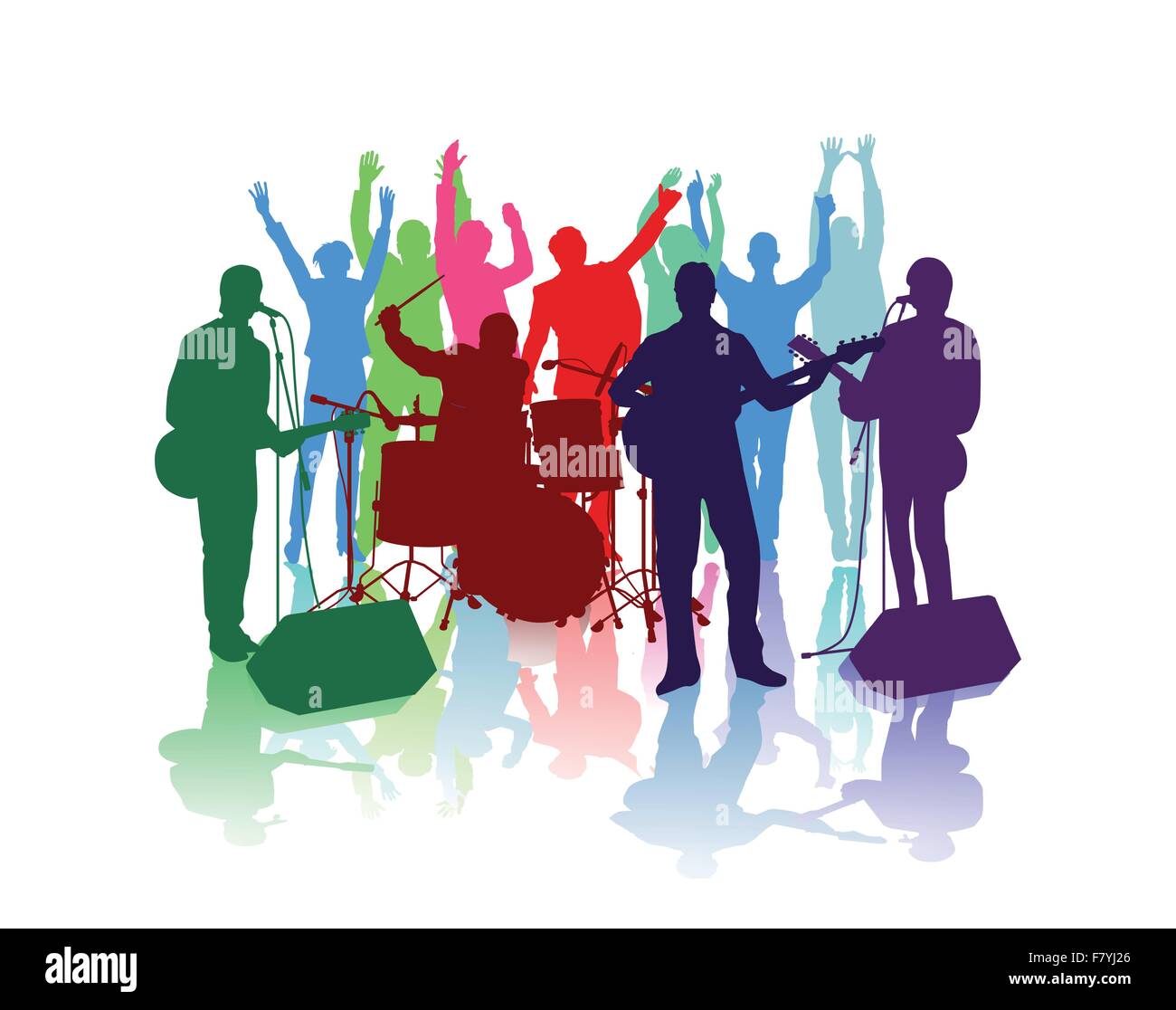 The rock band Cut Out Stock Images & Pictures - Alamy