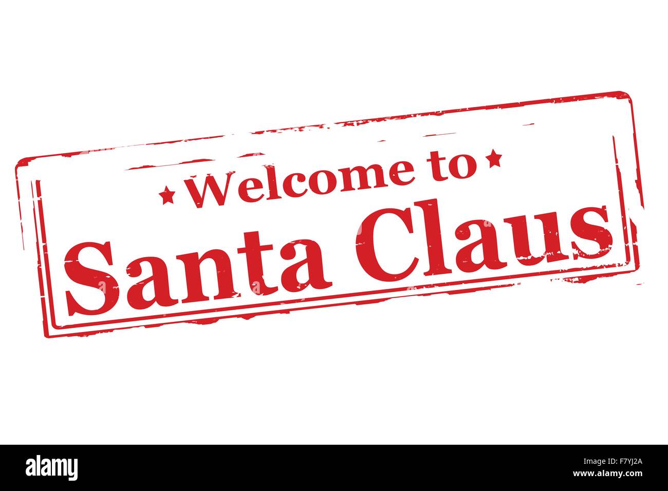 Welcome to Santa Claus Stock Vector Image & Art - Alamy
