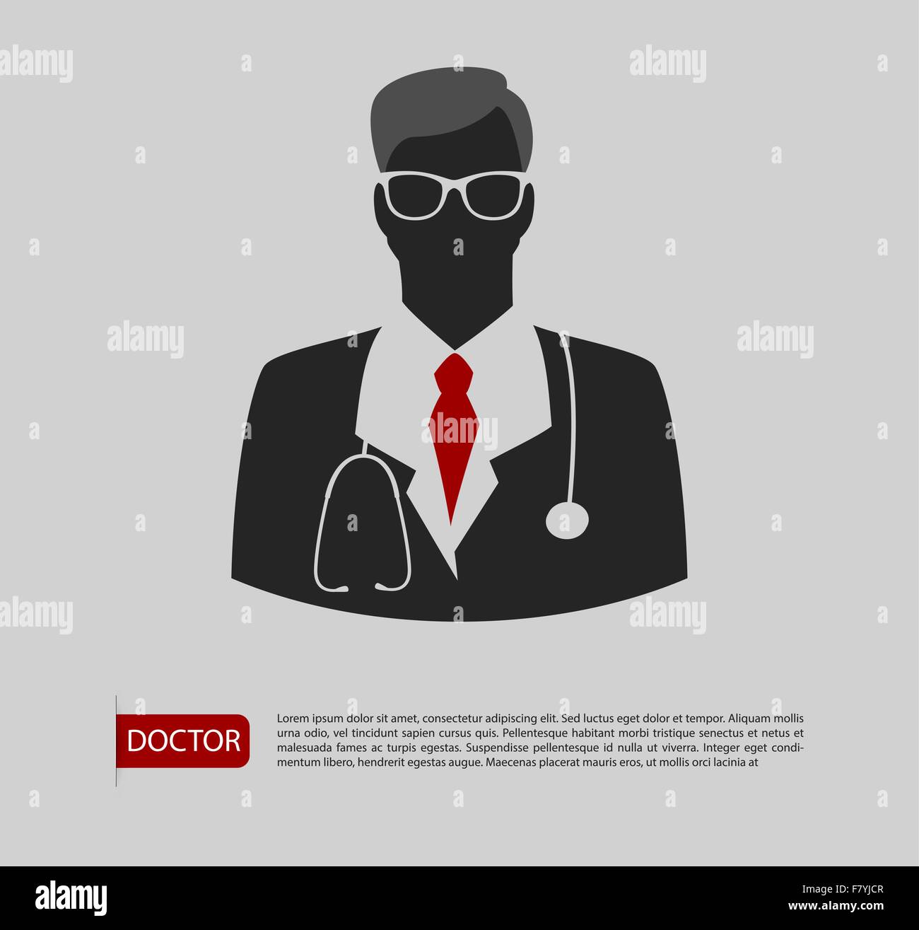 Doctor man isolated people Stock Vector Images - Alamy