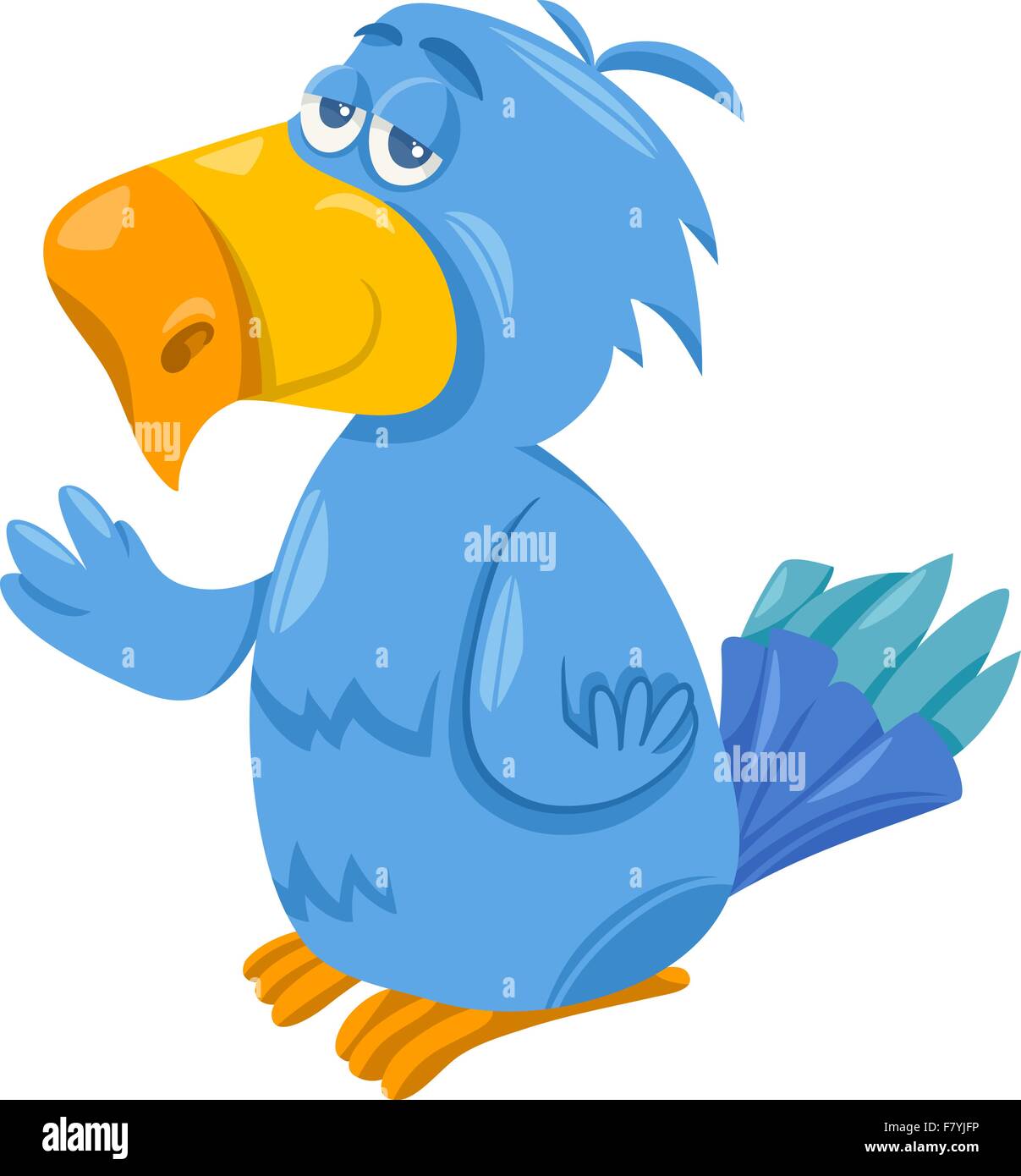 funny parrot cartoon illustration Stock Vector Image & Art - Alamy