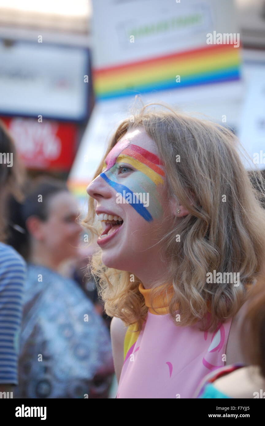 Gay pride girl hi-res stock photography and images - Alamy