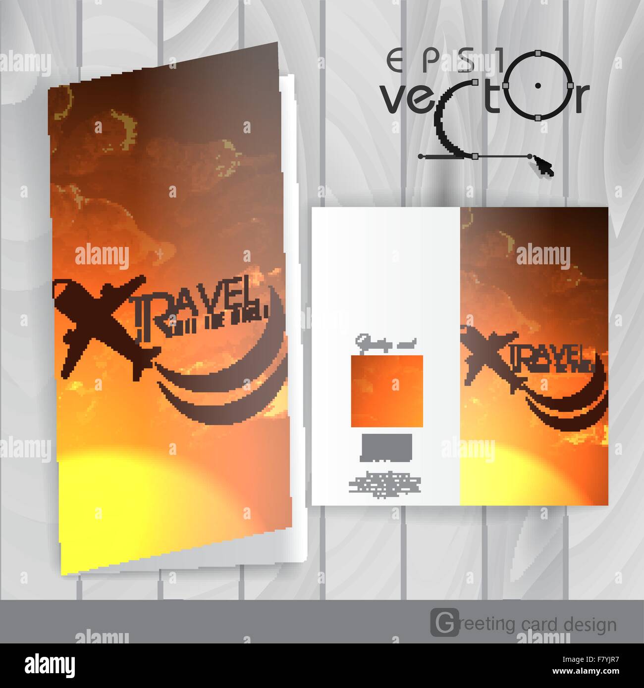 Greeting Card Design, Template Stock Vector Image & Art - Alamy