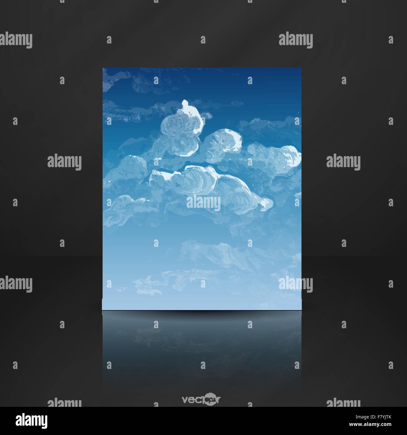Cloud, Sky Painted Background Stock Vector Image & Art - Alamy
