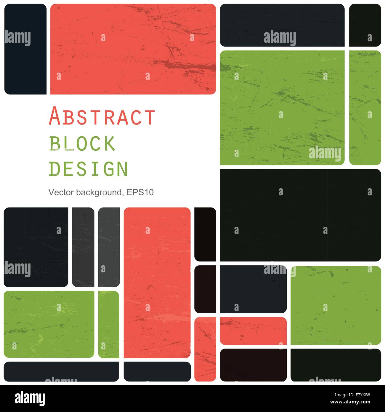 Abstract retro blocks design background colorful, Vector Stock Vector ...