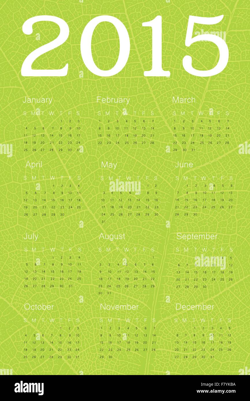 Kids calendar Stock Vector Images - Alamy