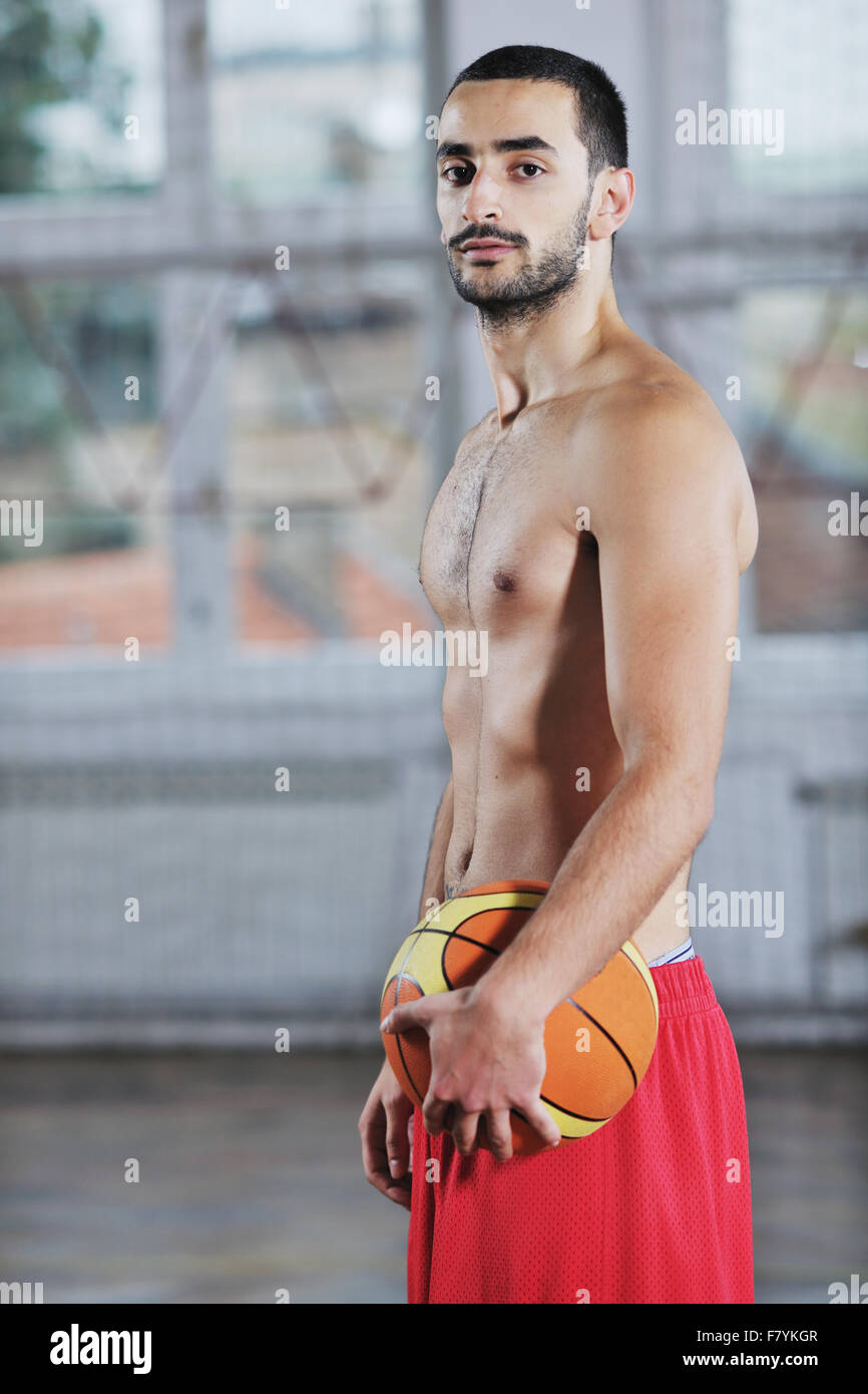 young and healthy people man have recreation and training exercise ...