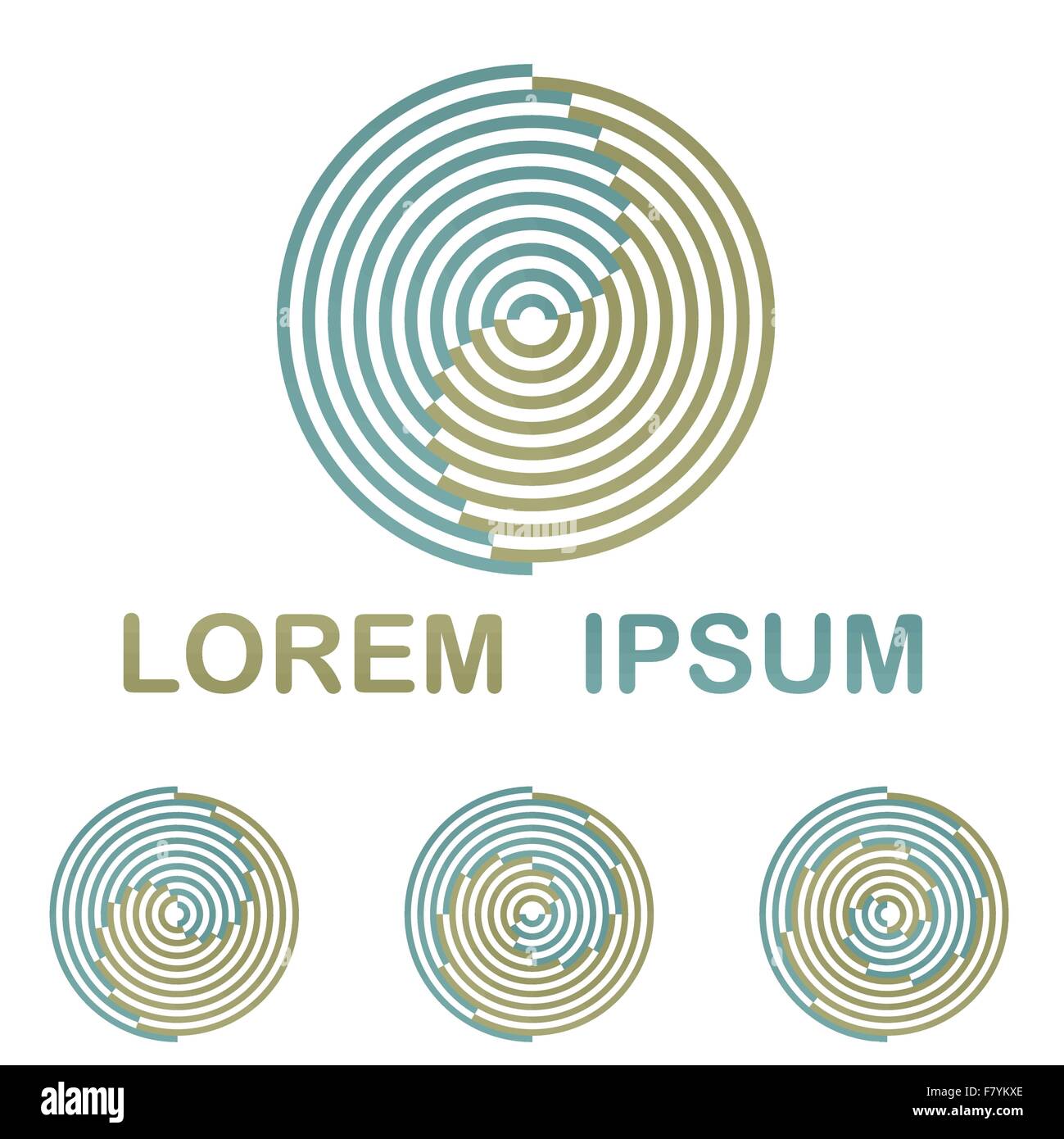 Round technology symbol design set Stock Vector Image & Art - Alamy