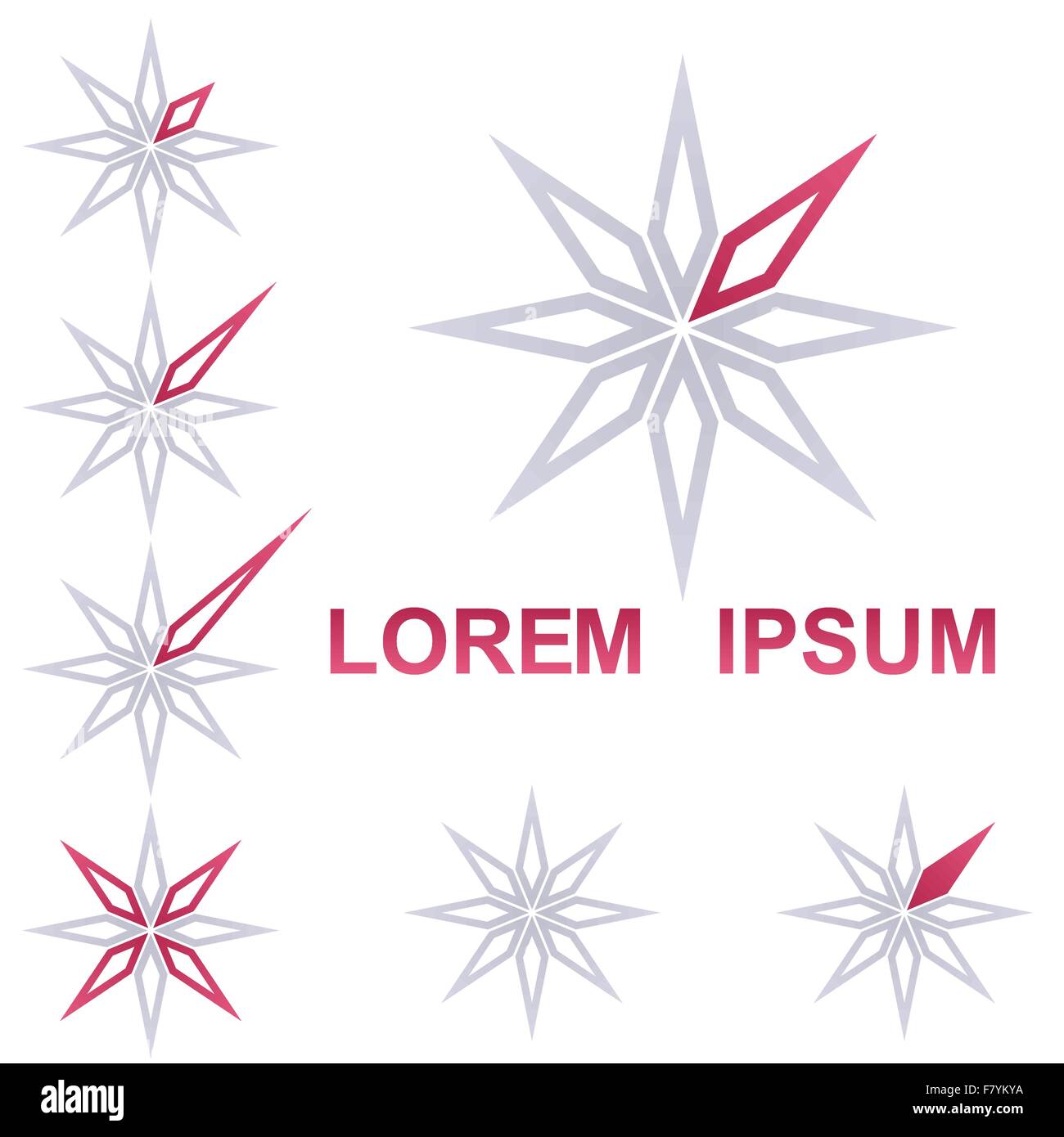 Star corporate symbol design set Stock Vector Image & Art - Alamy