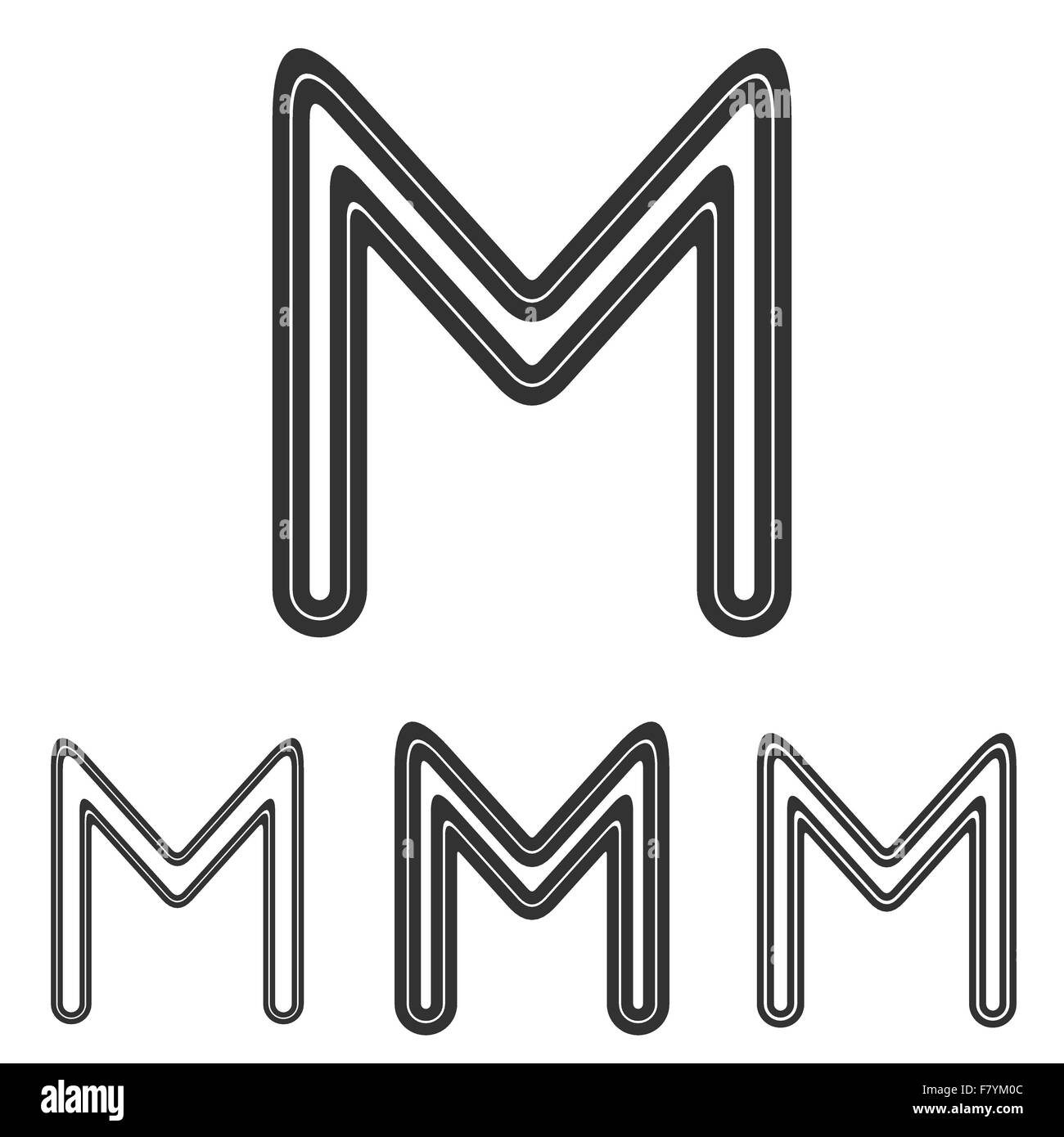 Alphabet badge black Cut Out Stock Images & Pictures - Alamy