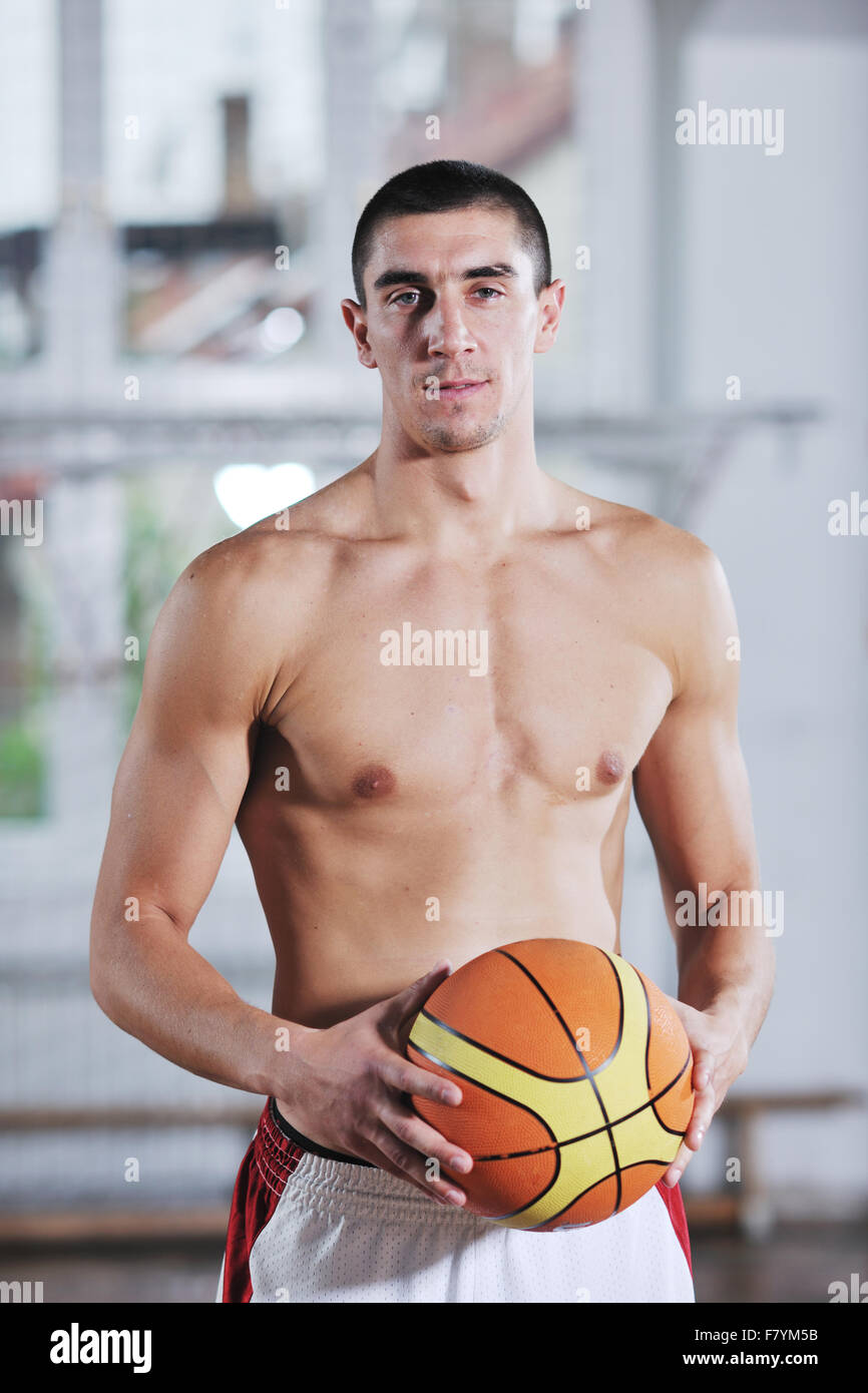 young and healthy people man have recreation and training exercise ...