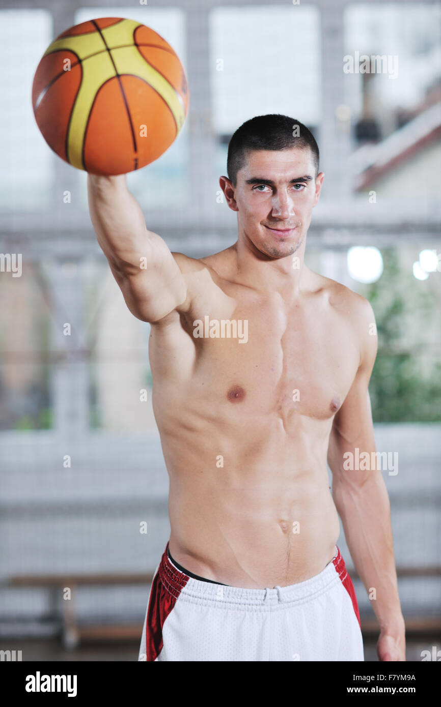 young and healthy people man have recreation and training exercise ...