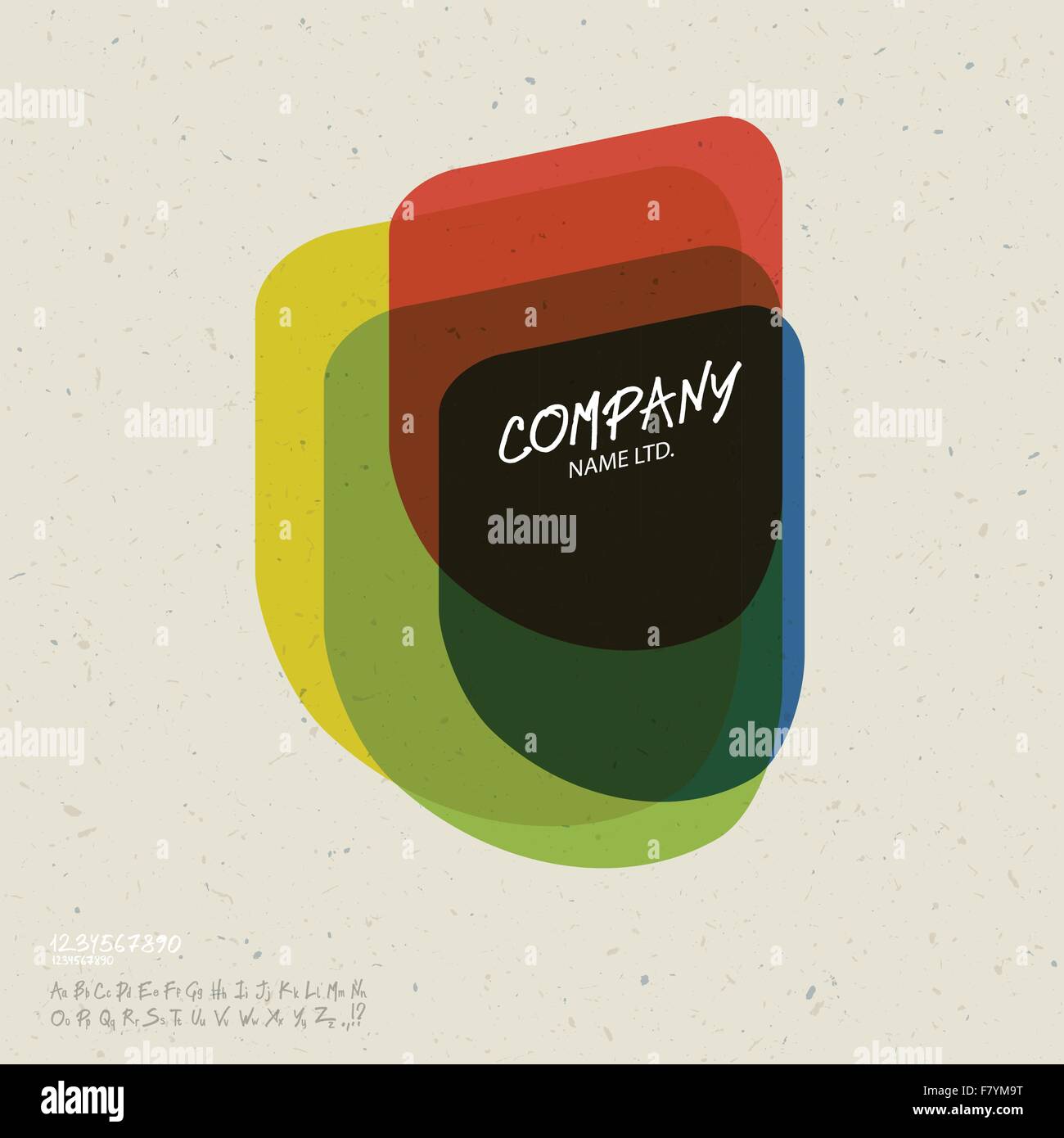 Social abstract logo vector design template. Colorful shapes con Stock ...