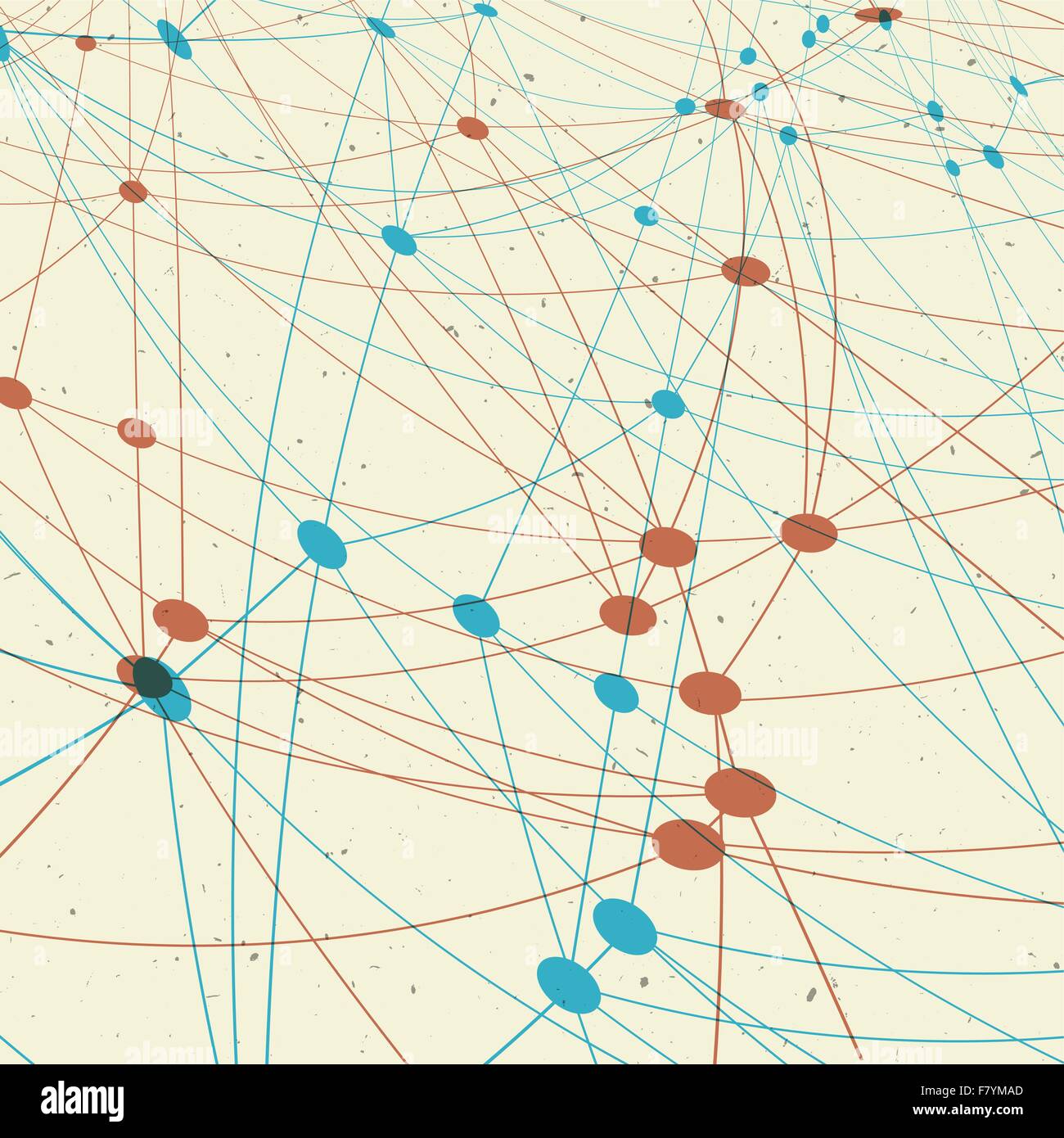 Retro connection background, vector Stock Vector Image & Art - Alamy