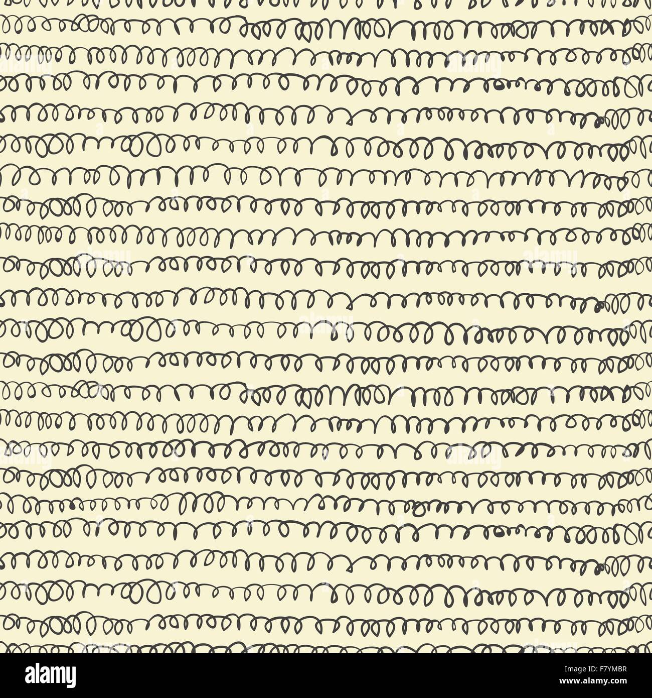 Hand-drawn doodles seamless pattern. Vector Stock Vector Image & Art ...