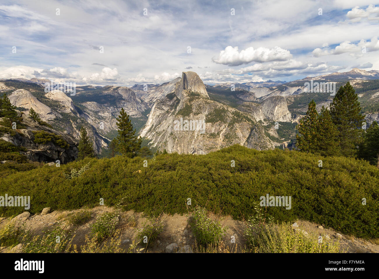View on Yosemite landscape at the top Stock Photo - Alamy
