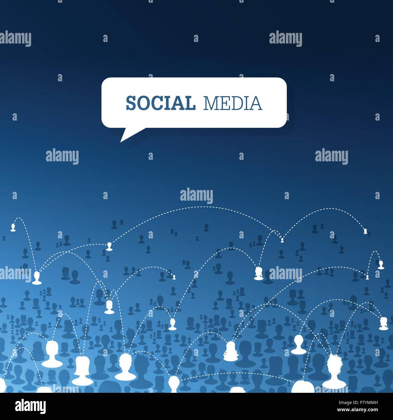Social communications concept. Vector Stock Vector Image & Art - Alamy