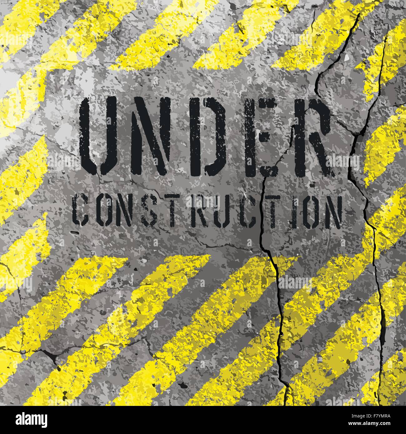 Under Construction Illustration. Vector Stock Vector Image & Art - Alamy