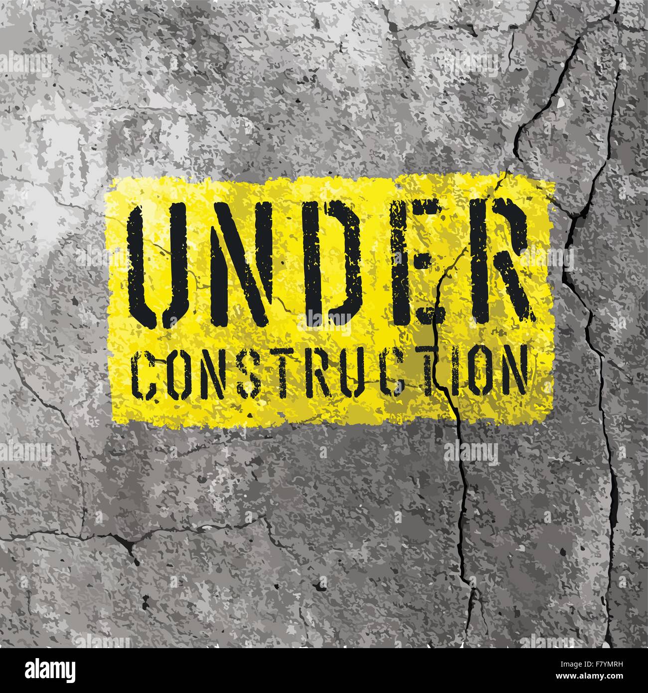 Under Construction Sign. Vector Stock Vector Image & Art - Alamy