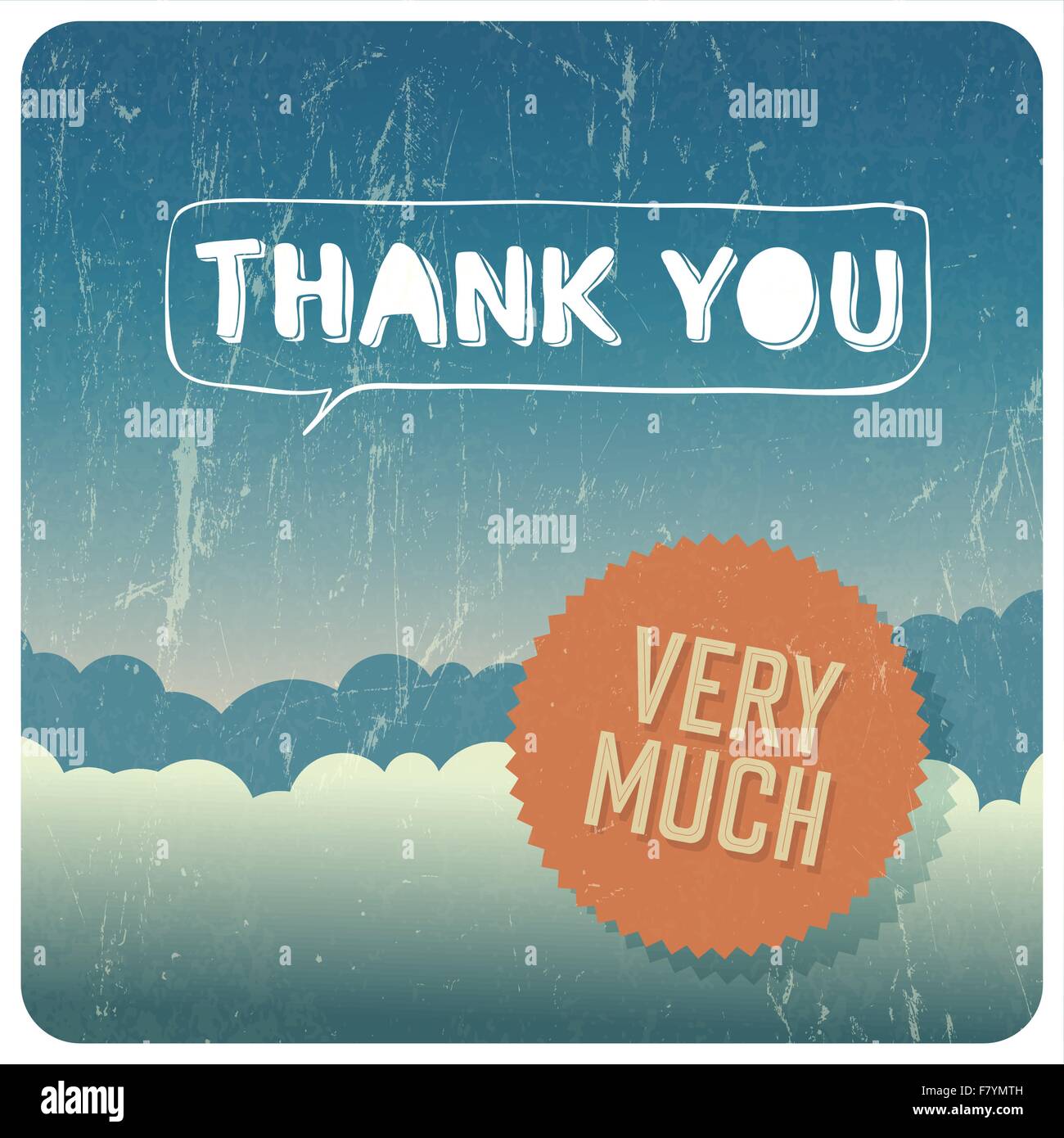 Vintage thank you hi-res stock photography and images - Alamy