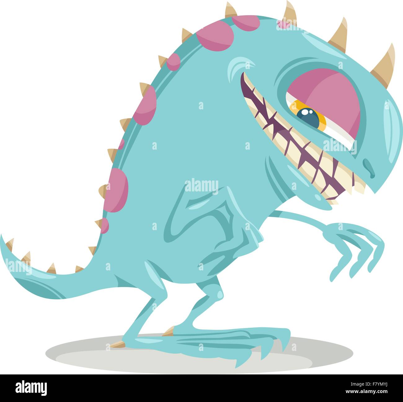 fantasy monster cartoon illustration Stock Vector Image & Art - Alamy