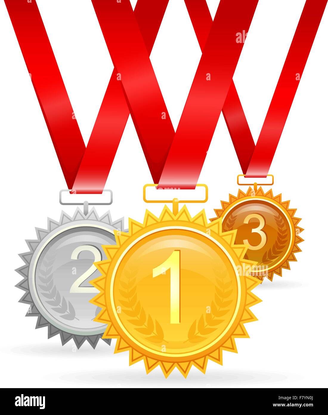 Three medals for awards Stock Vector Image & Art - Alamy