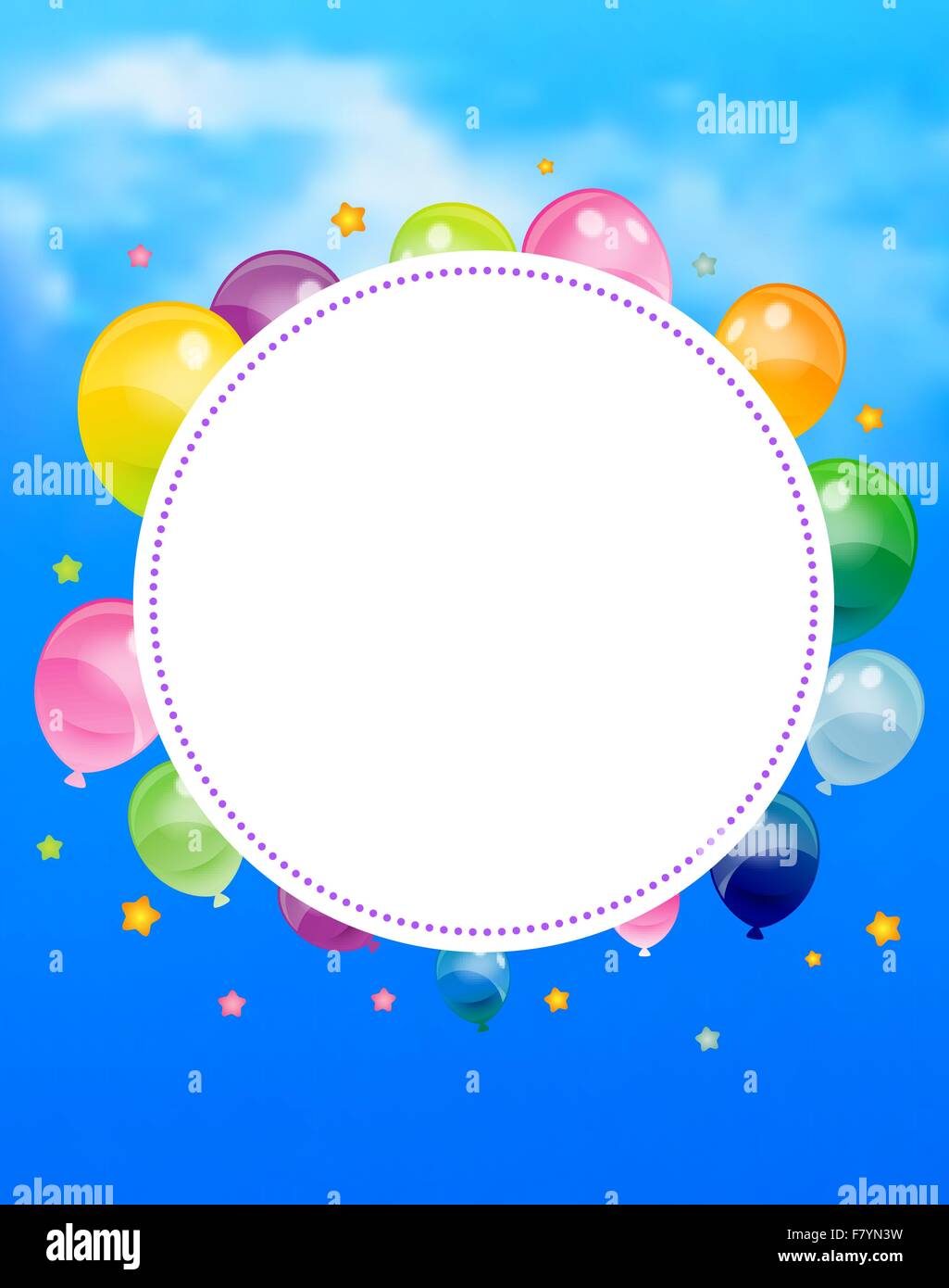 Balloon banner Stock Vector Images - Alamy