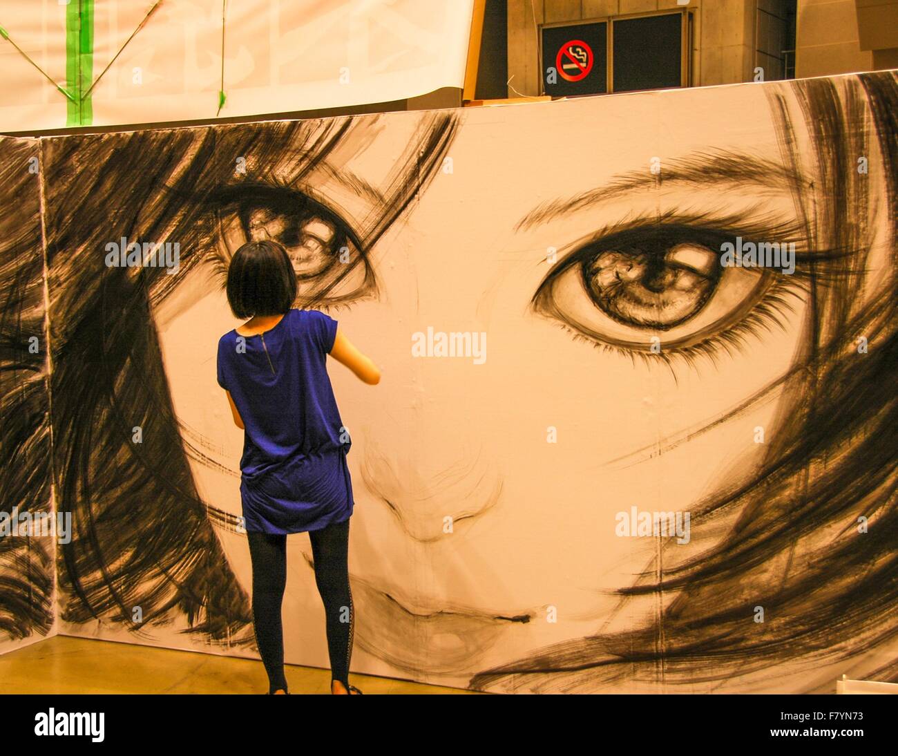 Tokyo face design painting hi-res stock photography and images - Alamy