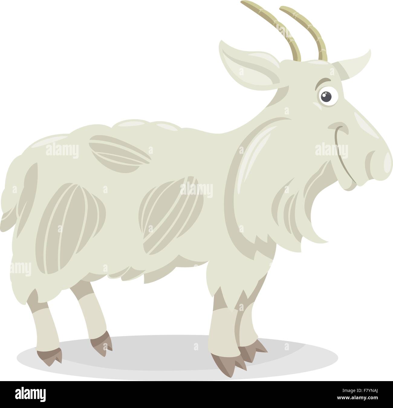 goat farm animal cartoon illustration Stock Vector Image & Art - Alamy