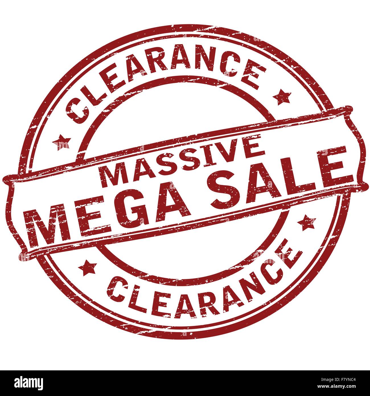 Clearance stamp sign round hi-res stock photography and images - Alamy