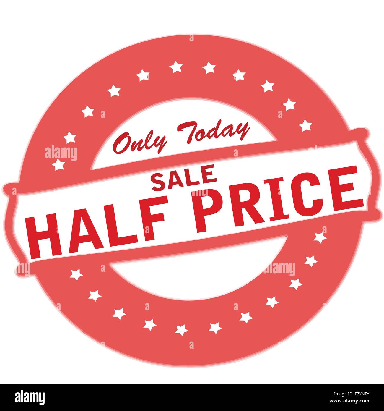 Sale half price Stock Vector Image & Art - Alamy