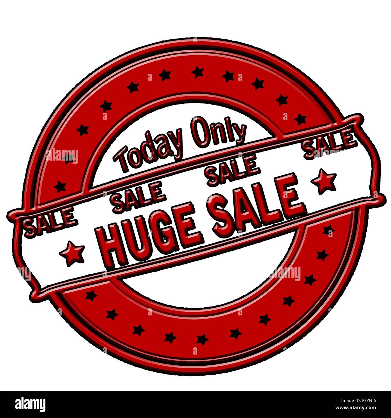 Only today rubber stamp hi-res stock photography and images - Alamy